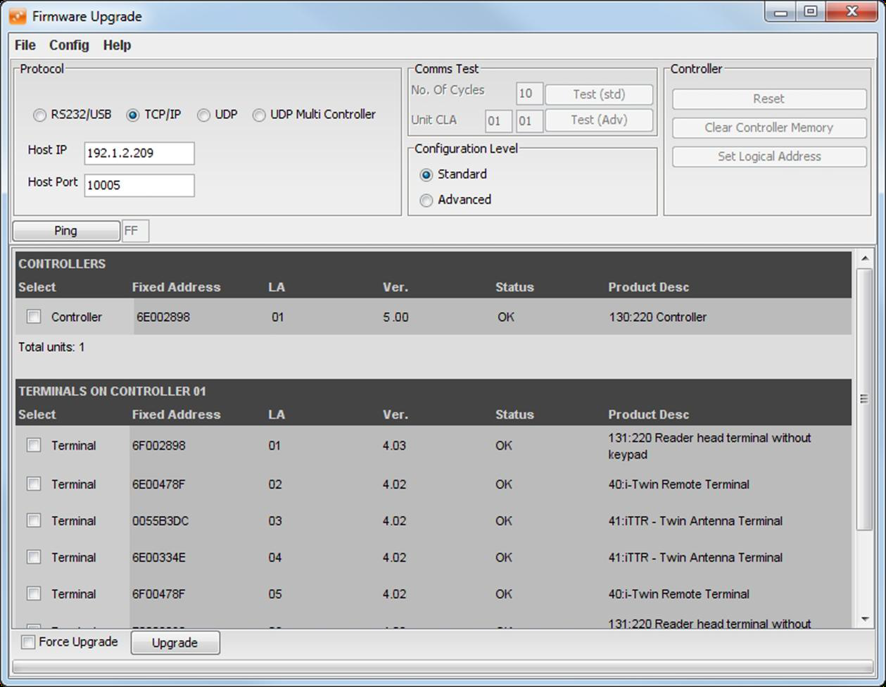 Nexus220 Firmware Upgrade - PMT Security